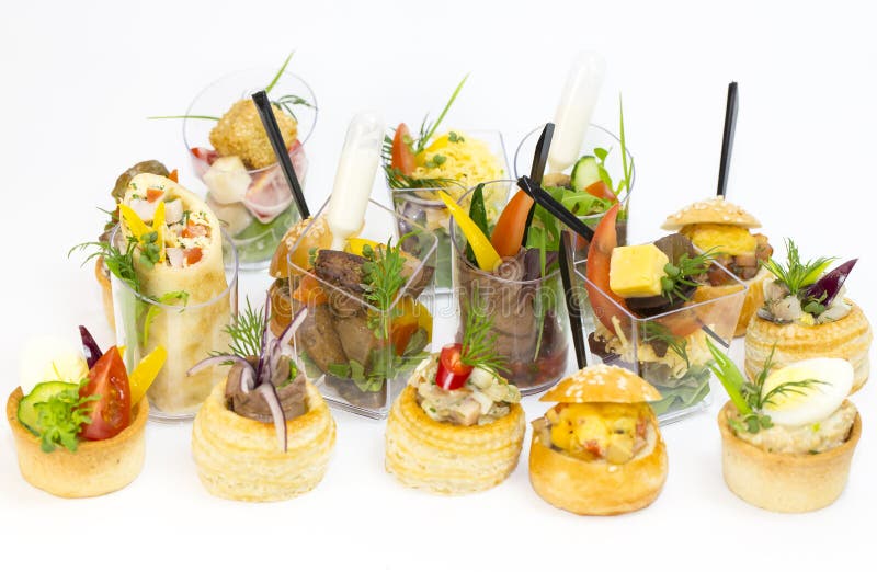 Mini Canape stock image. Image of service, appetizer - 77924295