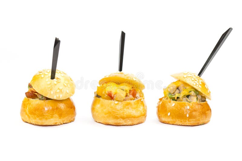 Mini Canape stock photo. Image of dish, light, cheese - 77924516