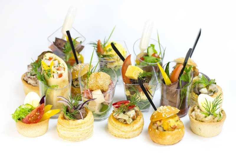 Mini Canape stock image. Image of grape, catering, food - 80265155