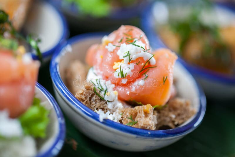 Mini canapes photo stock. Image du philadelphie, entrée - 71026724