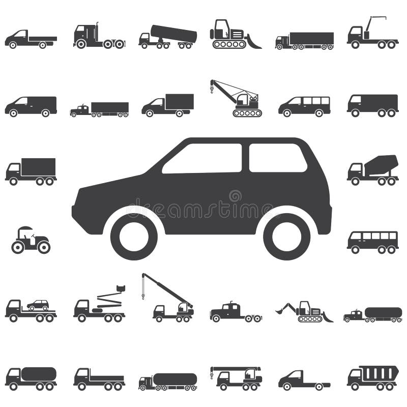 Ícone Mini Carro ilustração do vetor. Ilustração de estilo - 92837312