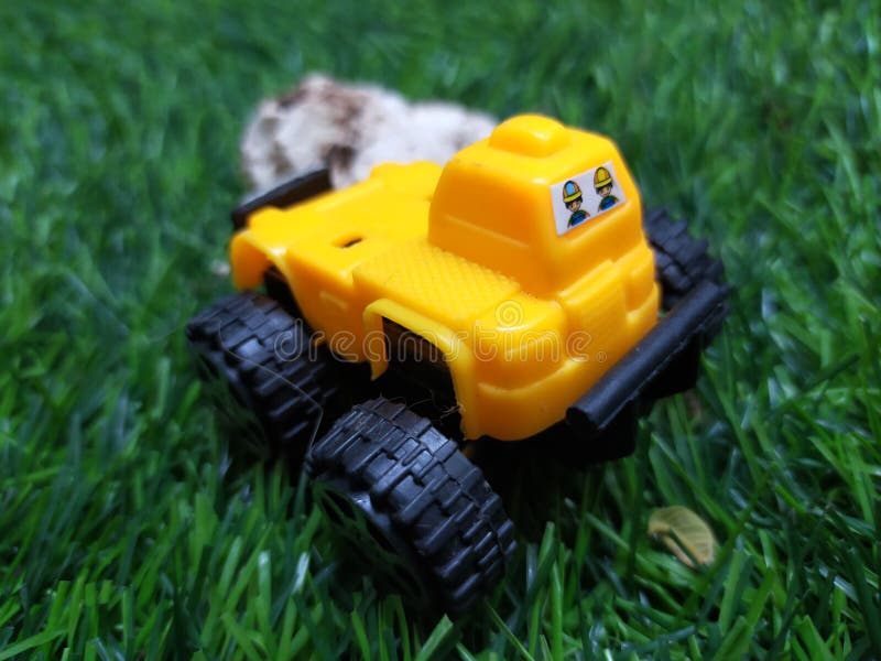 Mini car toy in the grass stock photo. Image of mini - 267532062