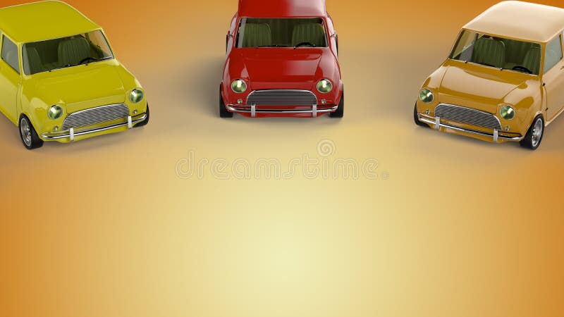 Mini cars collection stock illustration. Illustration of white - 37734750