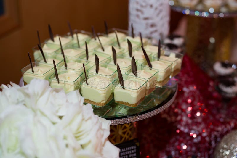 Mini Cheesecake stock image. Image of jars, dinner, food - 95669447