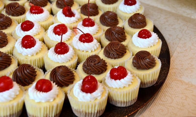 Mini Cheesecakes stock image. Image of food, cheesecake - 21880941