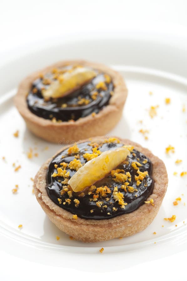 Mini Chocolate Tart stock image. Image of fruit, bakery - 27439795