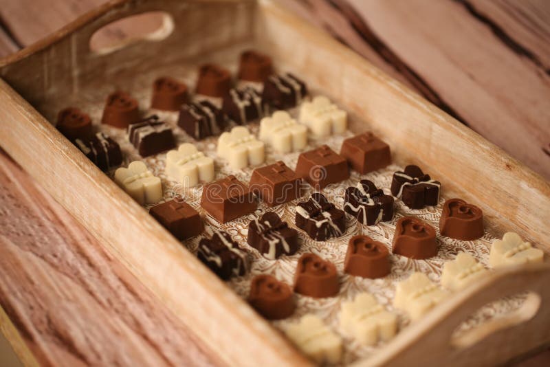 Mini chocolate treats stock photo. Image of difference - 49830758