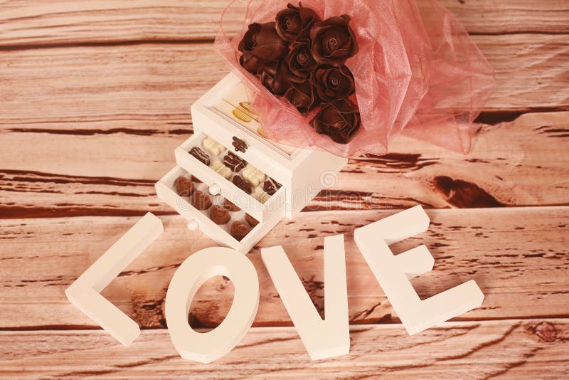 Mini chocolate treats stock image. Image of cover, dessert - 49830775