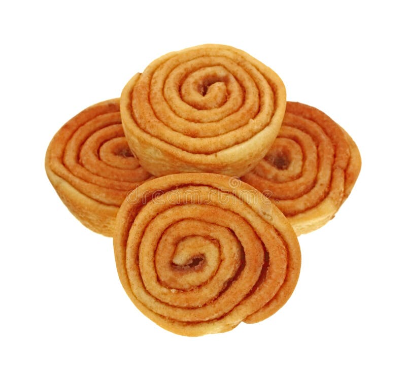Mini Cinnamon Pecan Sweet Rolls Stock Photo - Image of food, baked ...