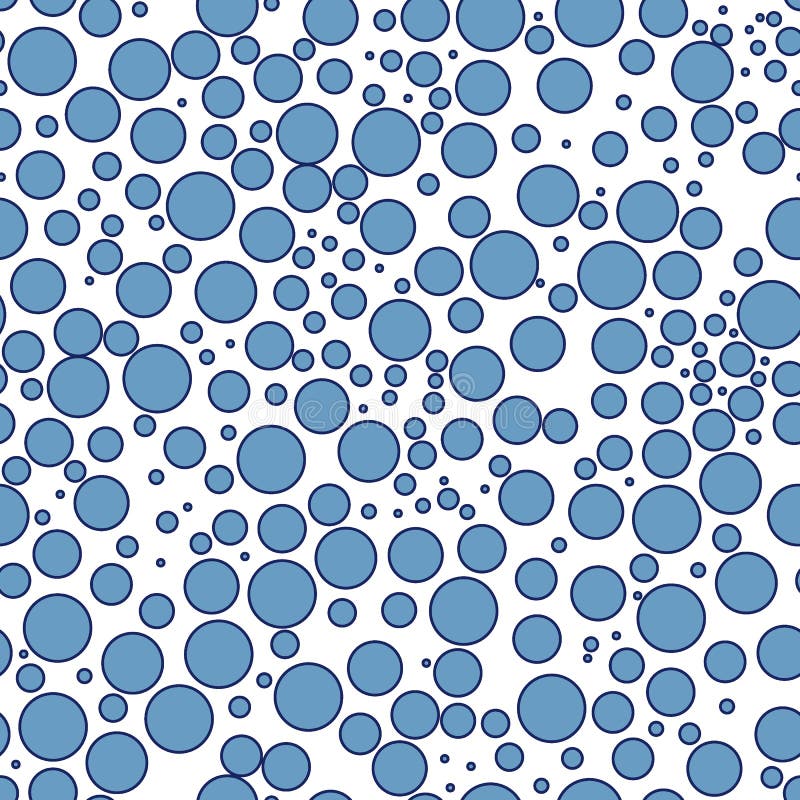 Mini Circle Seamless Pattern. Geometric Print. Irregular Polka Dot ...