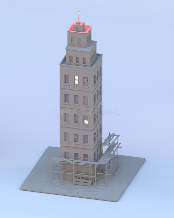 Mini city building stock illustration. Illustration of city - 95483795