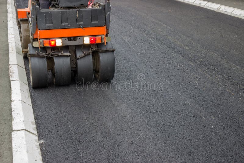 Mini compactor roller 2 stock image. Image of beginnings - 33535507