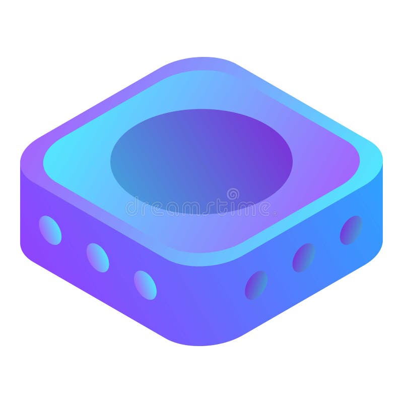 Mini computer icon stock vector. Illustration of desktop - 11865286