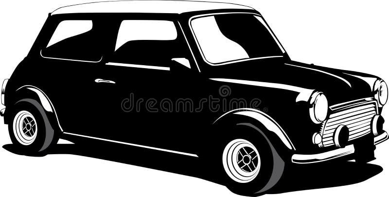 Vector mini cooper stock vector. Illustration of britain - 7449438