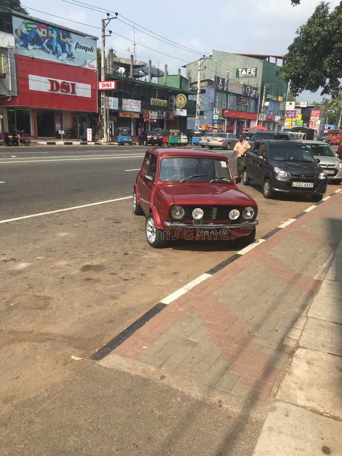 Mini Cooper car old school editorial photo. Image of mini - 105608646