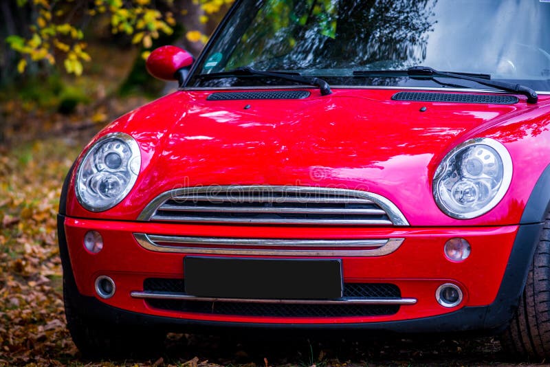 Mini cooper front part stock photo. Image of trip, industrial - 78310398