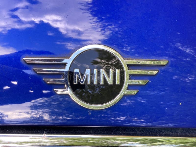 Mini Cooper logo editorial stock photo. Image of brand - 379108248