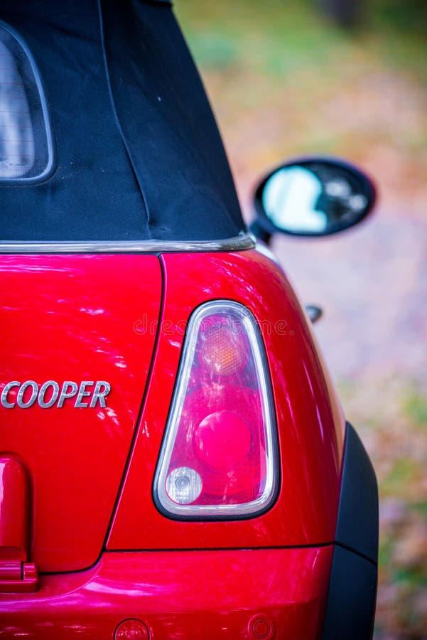 Mini cooper red editorial photo. Image of shining, motor - 78310481