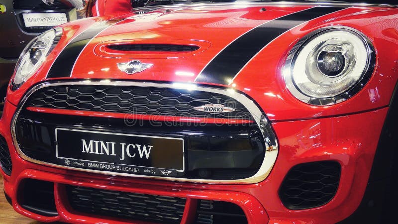 Mini Cooper red editorial stock photo. Image of mini - 104672813