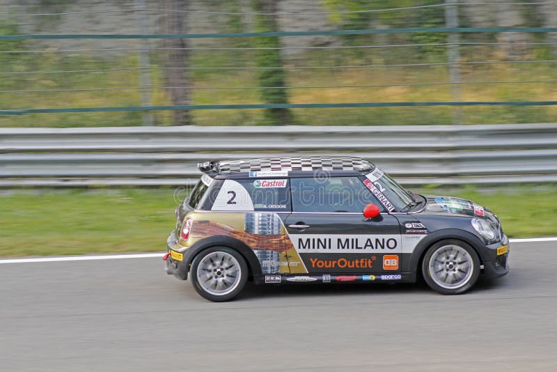 Mini cooper s sv31 editorial stock photo. Image of track - 41186338