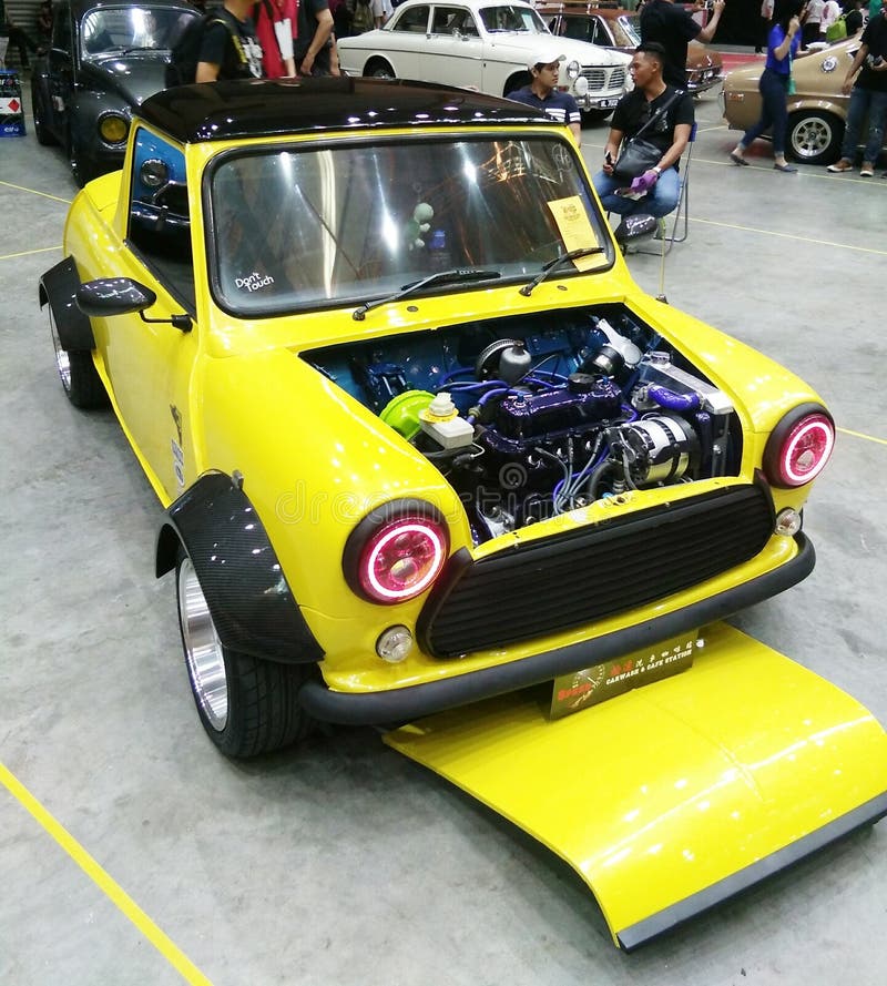 Mini copper modified editorial stock photo. Image of yellow - 99973528