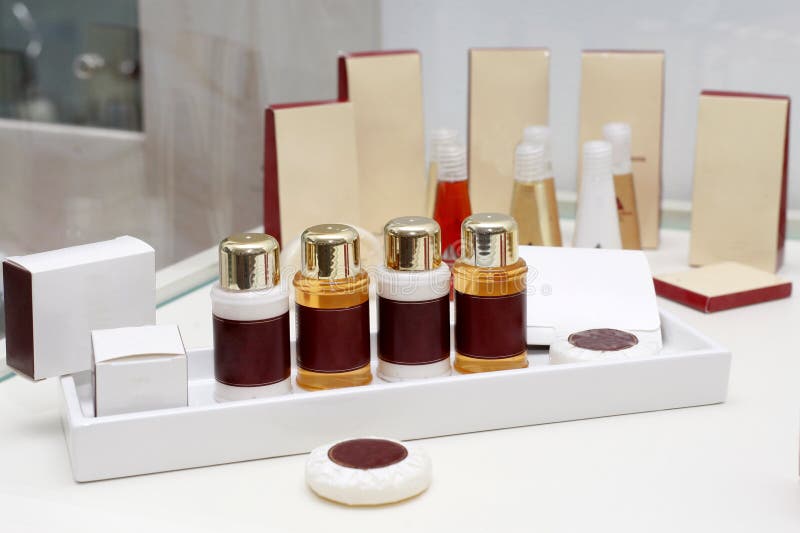 Mini cosmetics kit stock image. Image of care, soap, cosmetics - 30004209