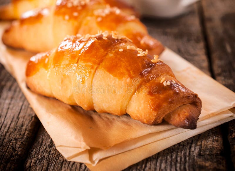 Croissant stock image. Image of fresh, roll, buttered - 15401585