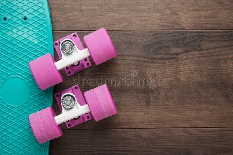 Mini Cruiser Board Disassembled Stock Photo - Image of material, copy ...