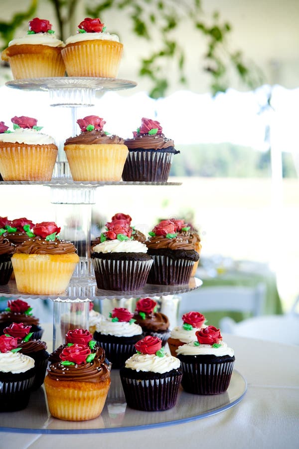 Mini cupcakes stock image. Image of prosting, mini, decorations - 23811439