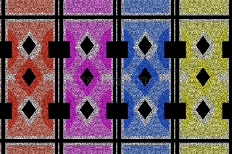 Mini Designer Background with Square and Rhombus Design Stock ...