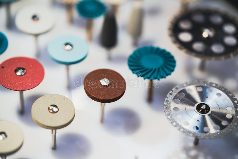 Mini Drill Circular Disk Set for Manual Engraving Stock Image - Image ...