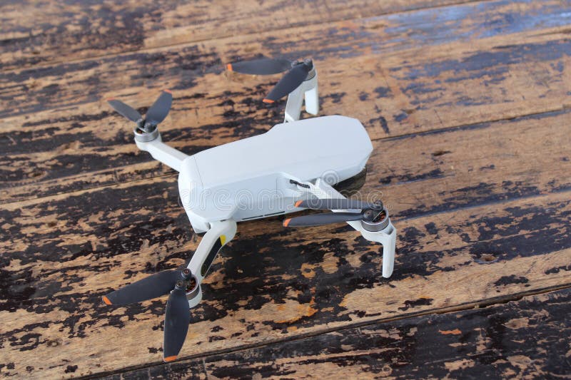 A Mini Drone on a Wooden Floor Stock Image - Image of drone, horizontal ...
