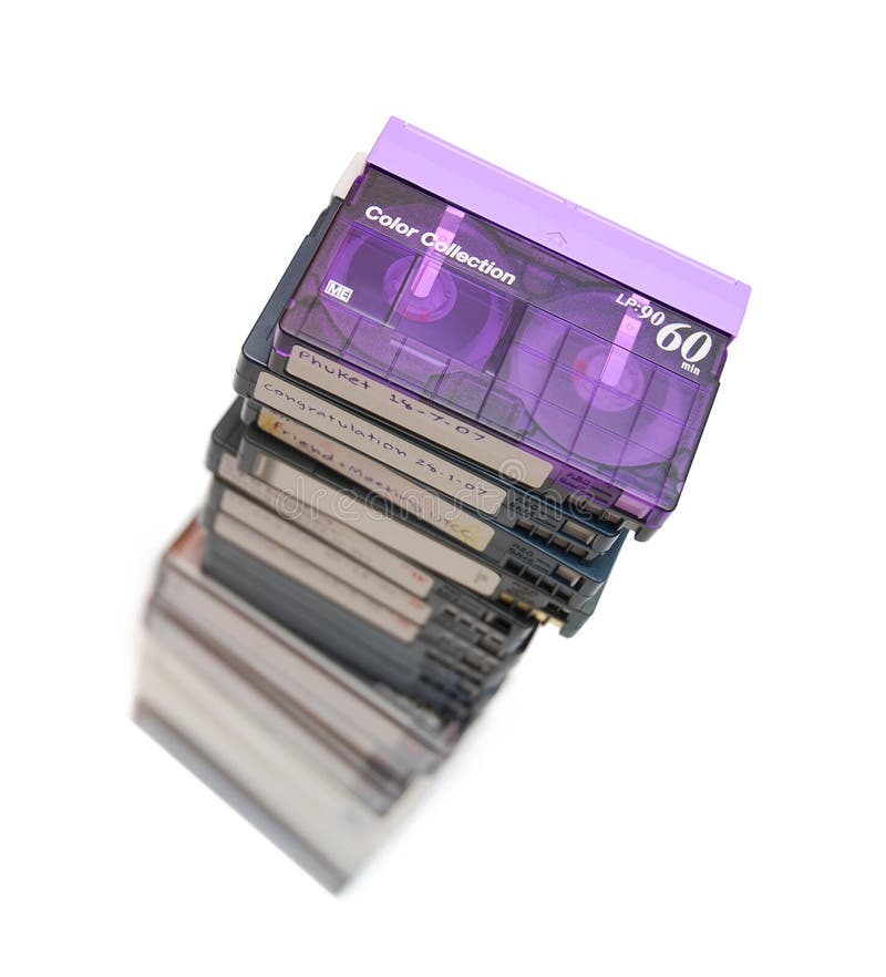 Mini DV Video Cassette Tape Stock Image - Image of memories, industry ...