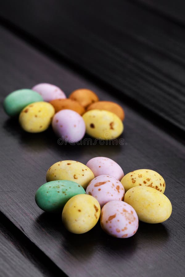 Mini easter eggs stock photo. Image of closeup, horizontal - 7588418