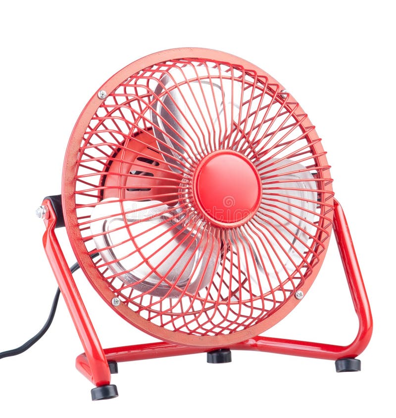 Small electric fan stock photo. Image of portable, electricity - 23734276