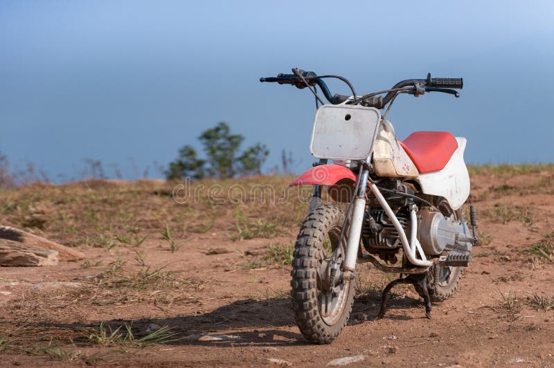 Mini enduro motorcycle stock photo. Image of motorcross - 68332626