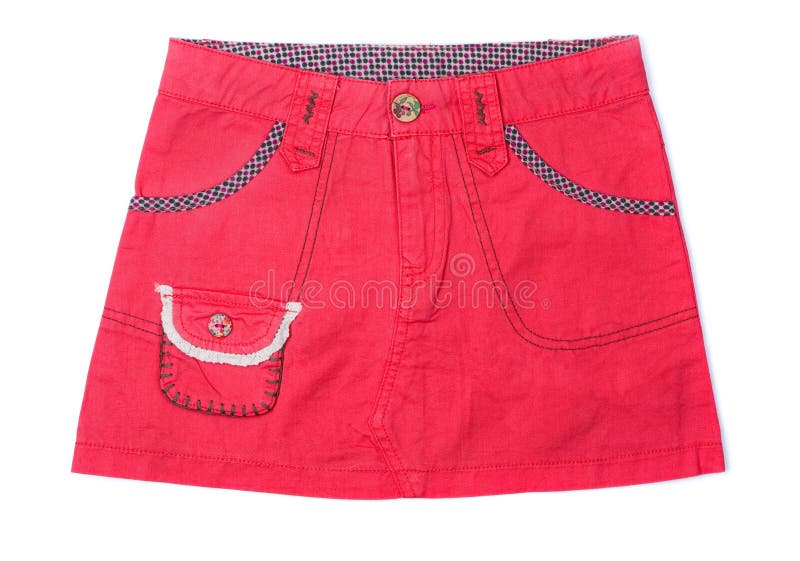 Mini falda imagen de archivo. Imagen de color, tela, bolsillo - 18826061