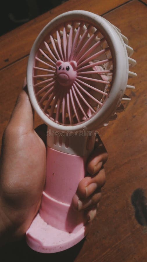 Mini fan stock image. Image of cool, small, perfect - 378292365