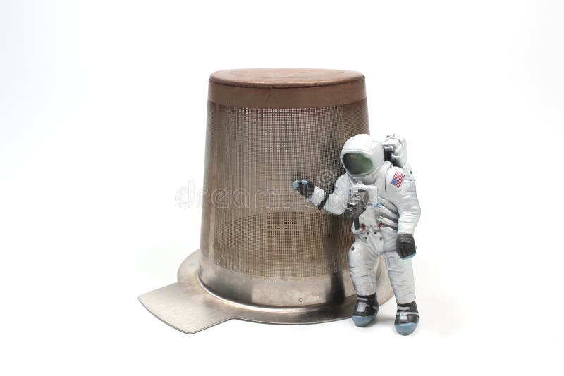 A Mini Figure of the Astronaut on the Board Stock Image - Image of ...