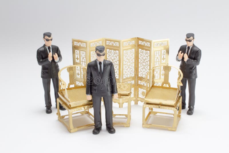 A Mini Figure of Bad Guy with Stock Photo - Image of white, male: 160977008