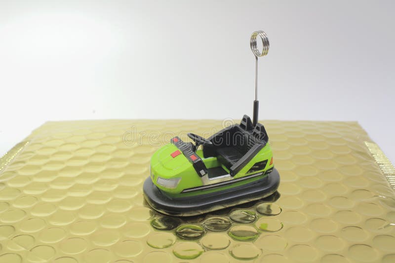 The Mini Figure of a Bumper Car Stock Image - Image of happiness ...