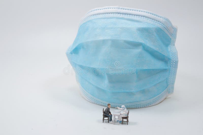 A Mini Figure of Rapid Test Device for COVID-19 Stock Photo - Image of ...