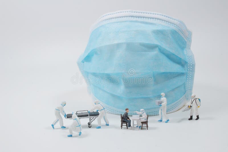 A Mini Figure of Rapid Test Device for COVID-19 Stock Image - Image of ...