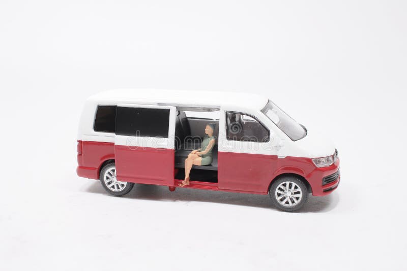 A Mini Figure with the Scale Van Stock Photo - Image of person, agency ...