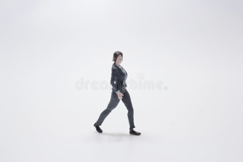 A Mini Figure of the Security Guard on Board Stock Image - Image of ...