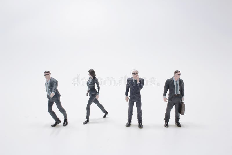 A Mini Figure of the Security Guard on Board Stock Photo - Image of ...