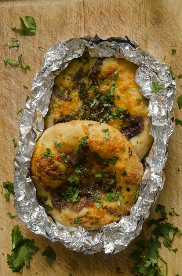 Mini flatbreads stock image. Image of rustic, fresh, food - 35253539