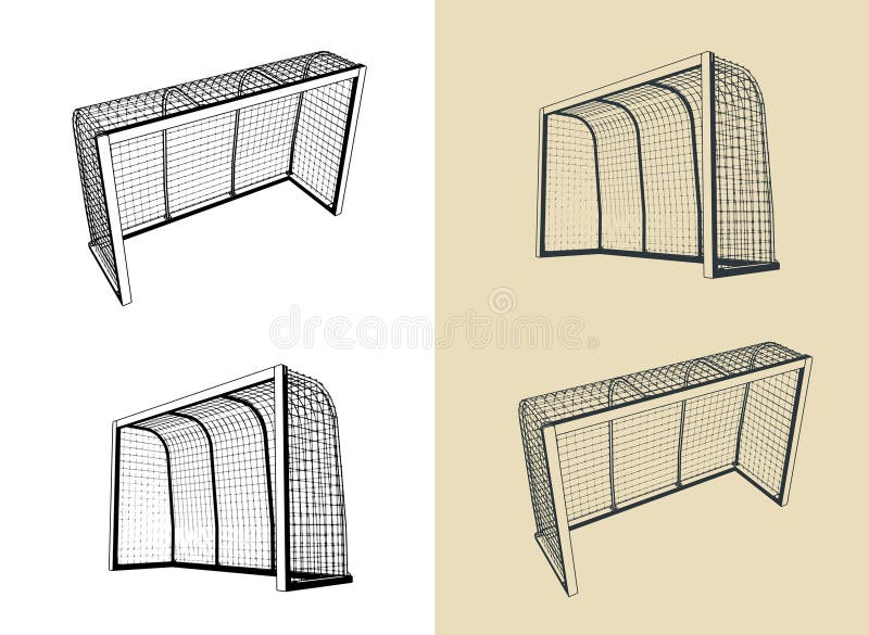 Mini-football Gates Illustrations Stock Vector - Illustration of ...