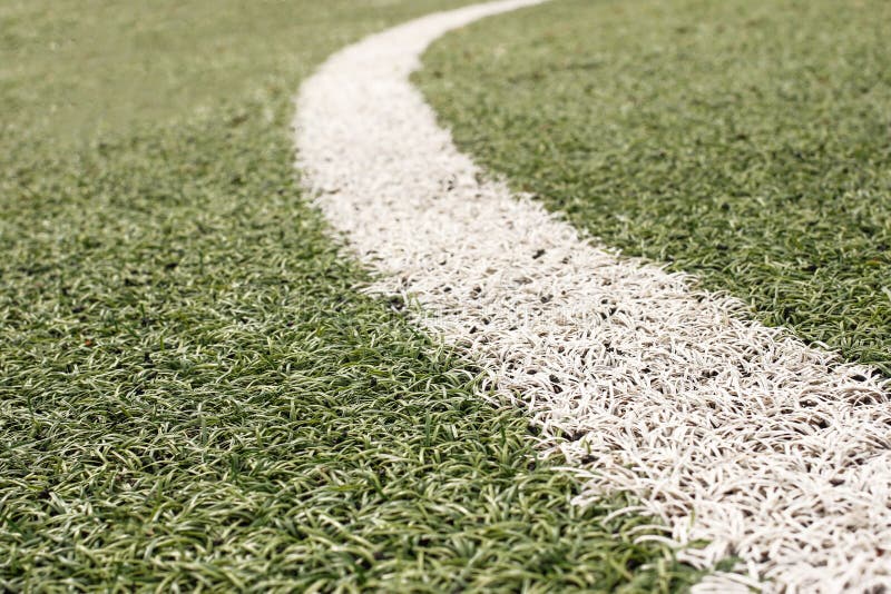 Mini Football, Soccer Artificial Turf, White Stripe, Marking Stock ...
