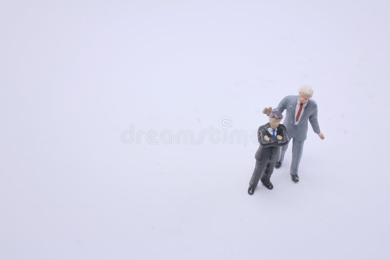 A Mini of Fun Figure on Board Stock Image - Image of figure, work ...